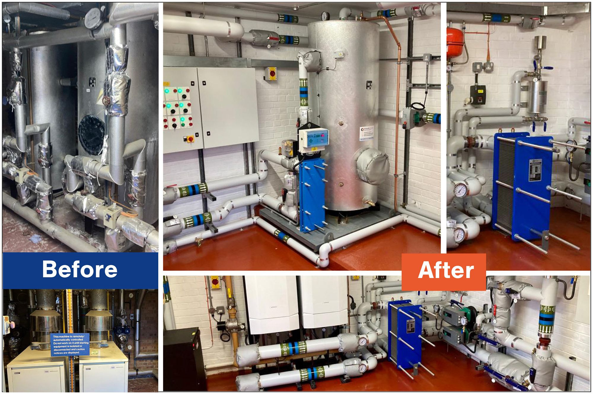 Hot Water Heating Solutions | Ormandy Rycroft Engineering